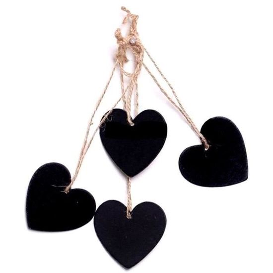 Chuntin-Tableau noir double face en forme de coeur 10 pack fournitures ...
