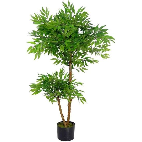 Ficus Artificiel Réaliste 100 Cm Ruscus Ficus Az-Ficus[R2291 ...