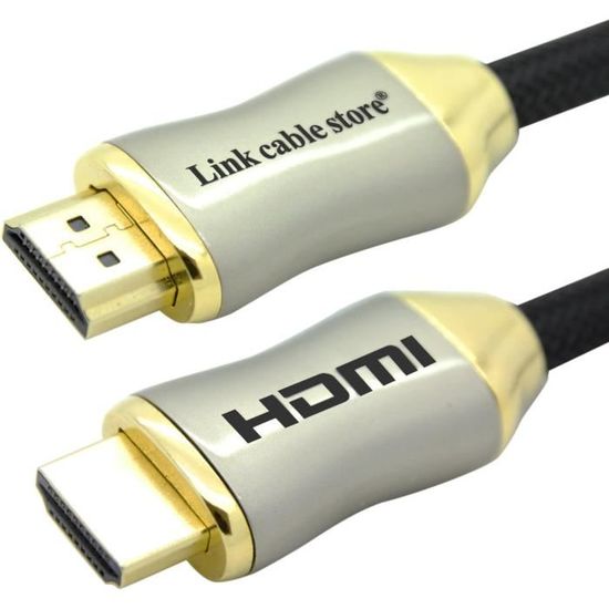 ORION XS - 0.5 M - Câble HDMI 1.4 - 2.0 - 2.0 a-b - Professionnel - 3D - Ultra HD 4K 2160p ...