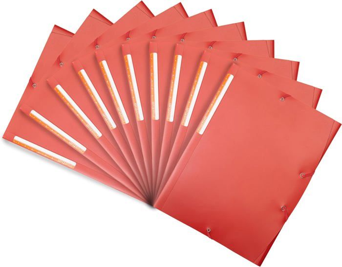 Lot De 10 Pochettes À 3 Rabats A4 Premium, En Polypropylène, Pochette 3 ...