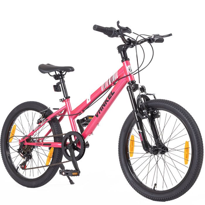 VANKEL Vélo Enfant 20 Pouces – Vélo de Montagne Garçon/Fille 6 à 10 Ans ...