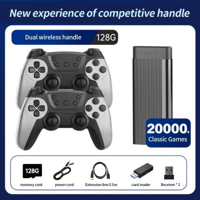 Tapez 9-Consoles de jeux vidéo sans fil H9, poignée, machine de jeu ...