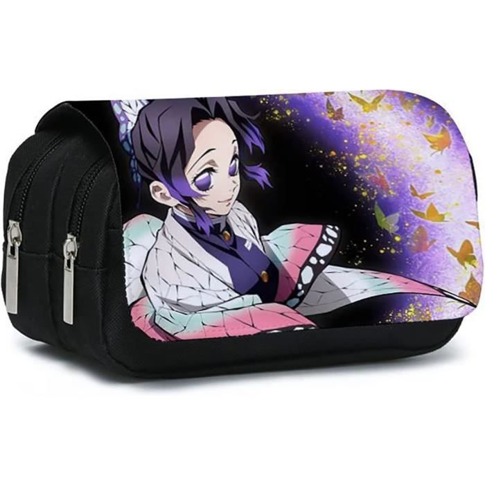 Étui À Crayons Demon Slayer, Étui À Crayons Anime Cartoon Double Couche ...