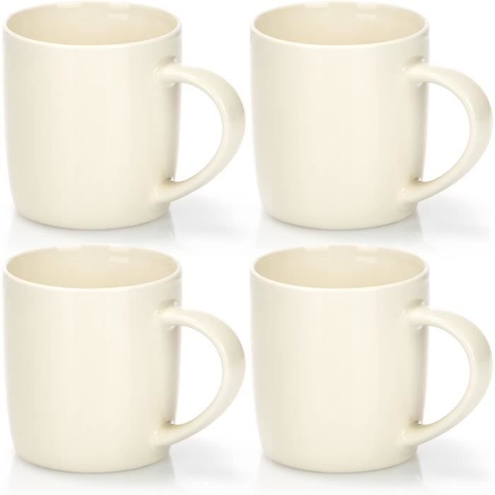 4X Tasse À Café En Porcelaine Tasse À Café Au Design Moderne Cafetière ...