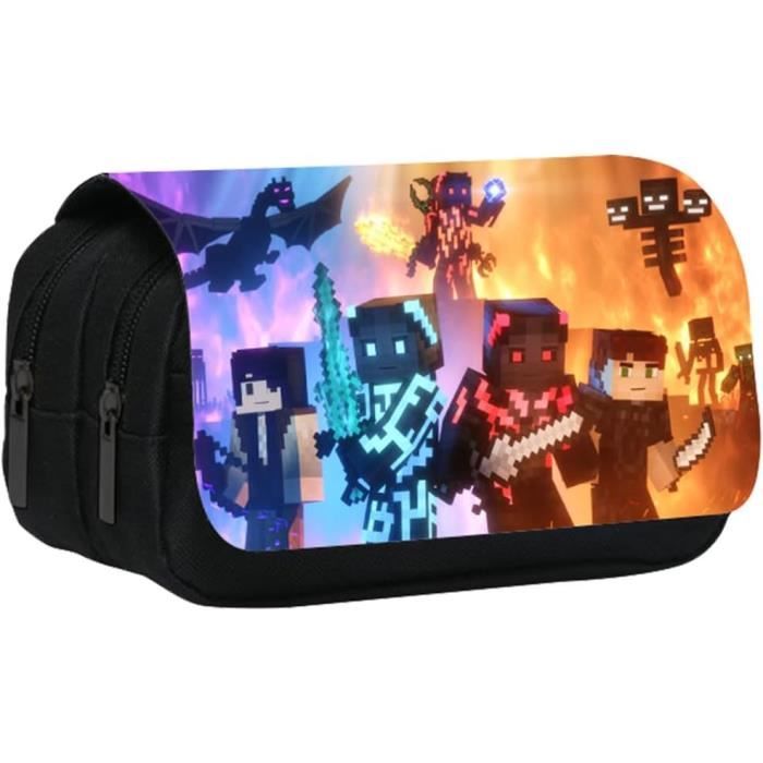 Mine-Craft Sac À Stylo Mine-Craft Trousse Crayons,Sac À Crayons En ...