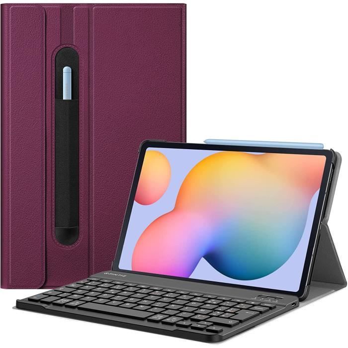 Clavier pour Tablette Samsung Galaxy Tab S6 Lite 2022-2020 10.4 Pouces ...