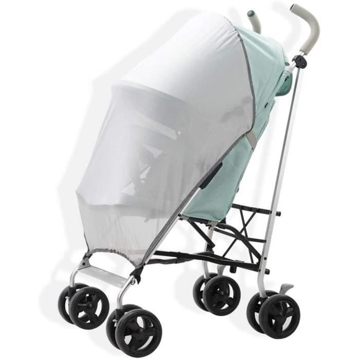 MOUSTIQUAIRE POUSSETTE Auvent de Poussette,Protection UV Pare-Soleil ...