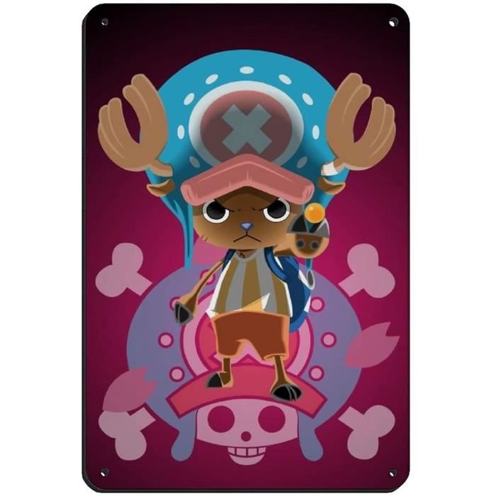 Poster de l'animé Tony Tony Chopper rétro en métal - Art chic rétro ...