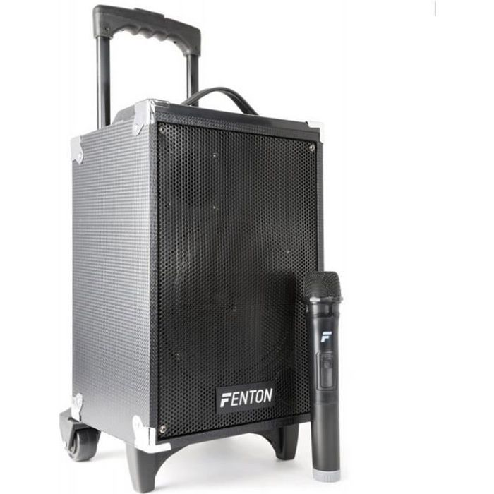 Fenton ST050 - Enceinte Sono Portable 8" 130W BT/MP3/USB/SD/VHF avec ...