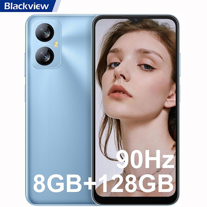 Téléphone portable 4G Blackview A52 Pro 6,517" HD+ 90Hz 8Go+128Go-SD 512Go 5180mAh 13MP+5MP ...