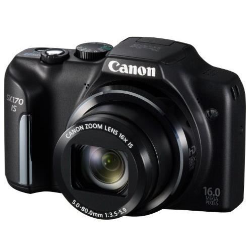 Appareil photo numérique Canon PowerShot SX170 grand-angle 28mm optique ...