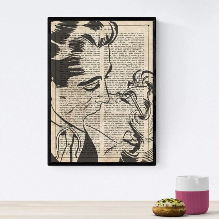Affiche Pop Art. Kiss Art. Sur Le Thème Des Dessins Colorés Pop Art ...