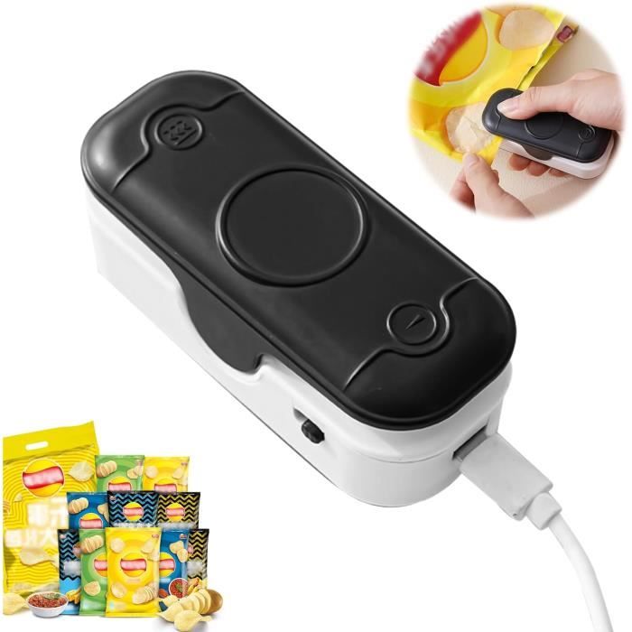 Mini soudeuse de film 2 en 1 : Soudeuse de sacs USB avec cutter à main ...