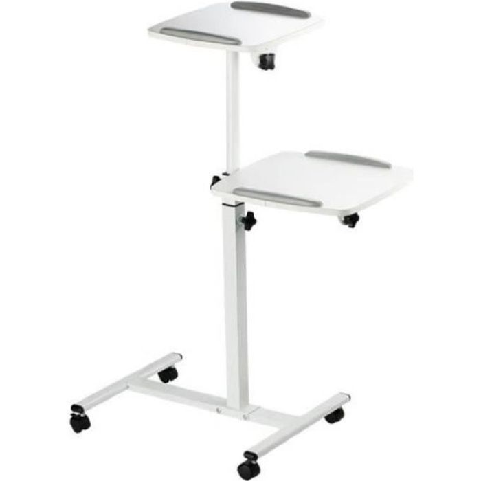 Table mobile 2 plateaux pour vidéoprojecteur - Cdiscount Maison
