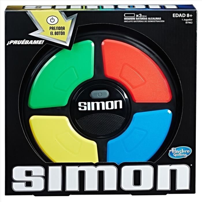Jeu de société - HASBRO - Simon Classique - Jeu d'action et réflexe ...