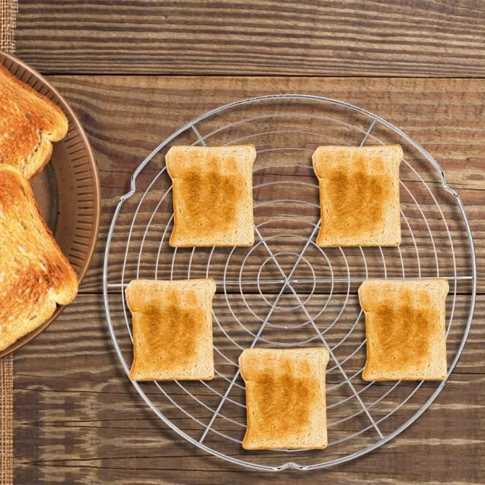 Round Shape BBQ Wire Mesh Grill Net Barbecue Grilled Grid Rack Outdoor ...