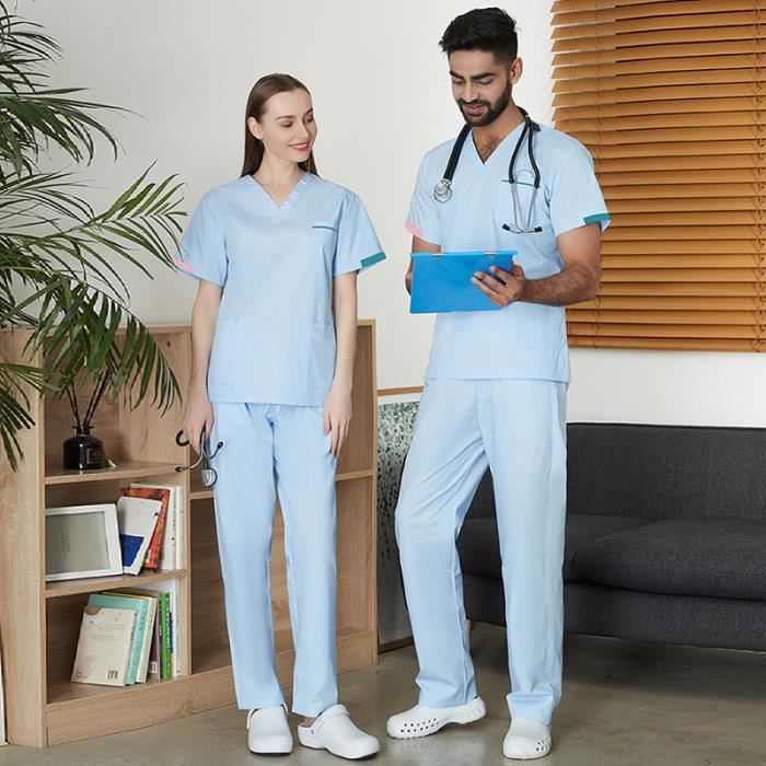 Uniforme d'infirmière - KJEHOME - Blouse professionnelle Tshirt ...