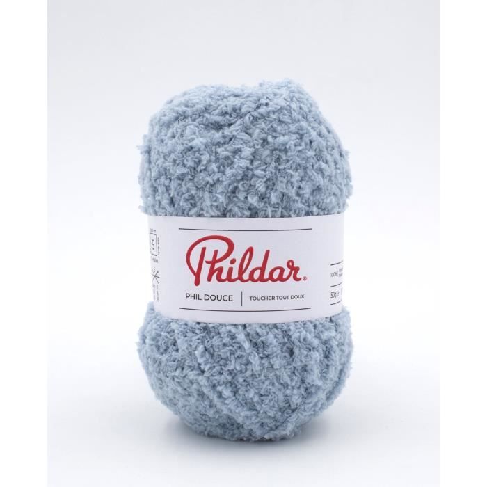 Phildar - Pelote de Laine PHIL DOUCE de 50g - Laine à Tricoter - 100% ...