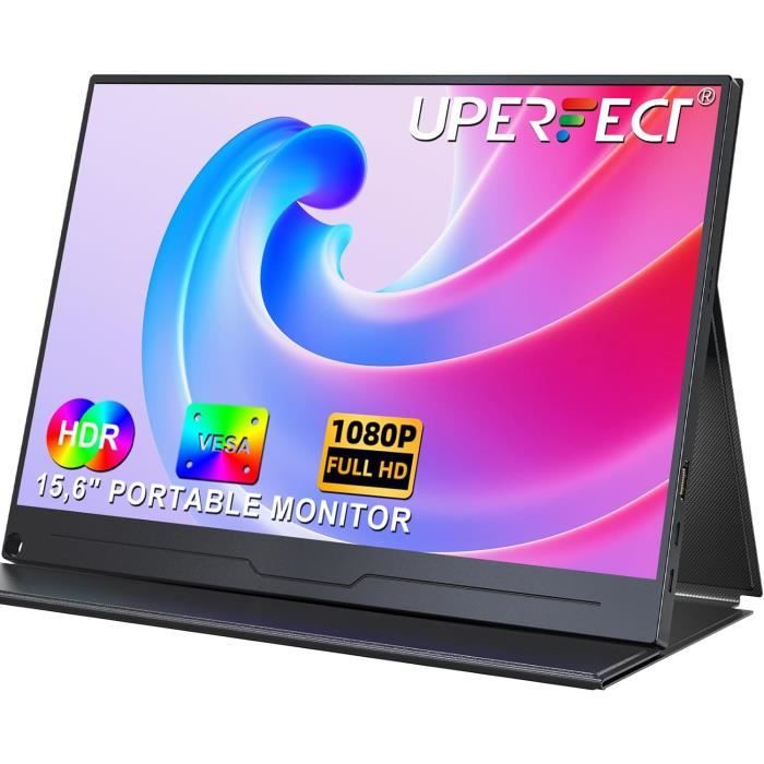 Ecran Portable,15,6 Pouces Ultra Moniteur Portable 1920X1080 Fhd Avec 2 Type-C Hdmi Hdr Eye Care ...