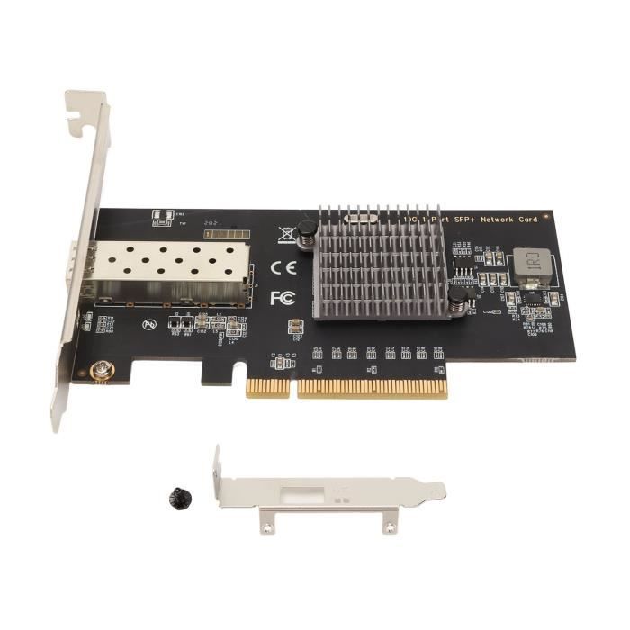 Carte réseau SFP 10 Go NIC PCI Express X8 Slot pour 82599 Chipset ...