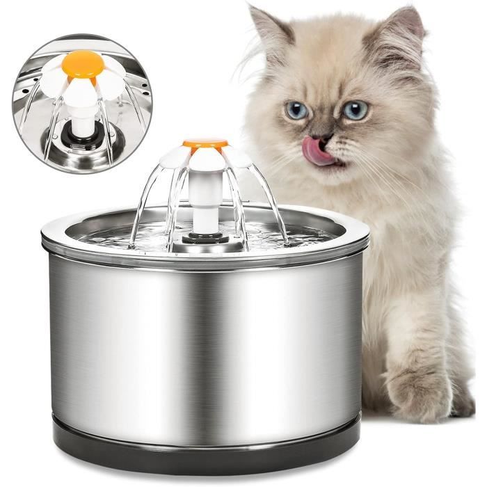 Diealles Shine Fontaine a Eau Chat, Fontaine pour Chat Silencieuse en 4 ...