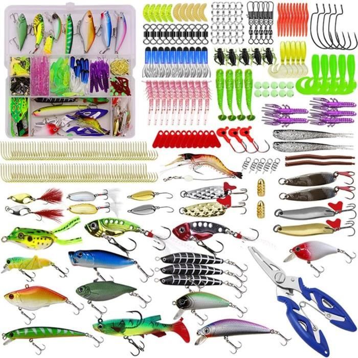 Leurre Peche,Leurre Peche Carnassier,301Pcs Fishing Lures, Fishing Lure ...