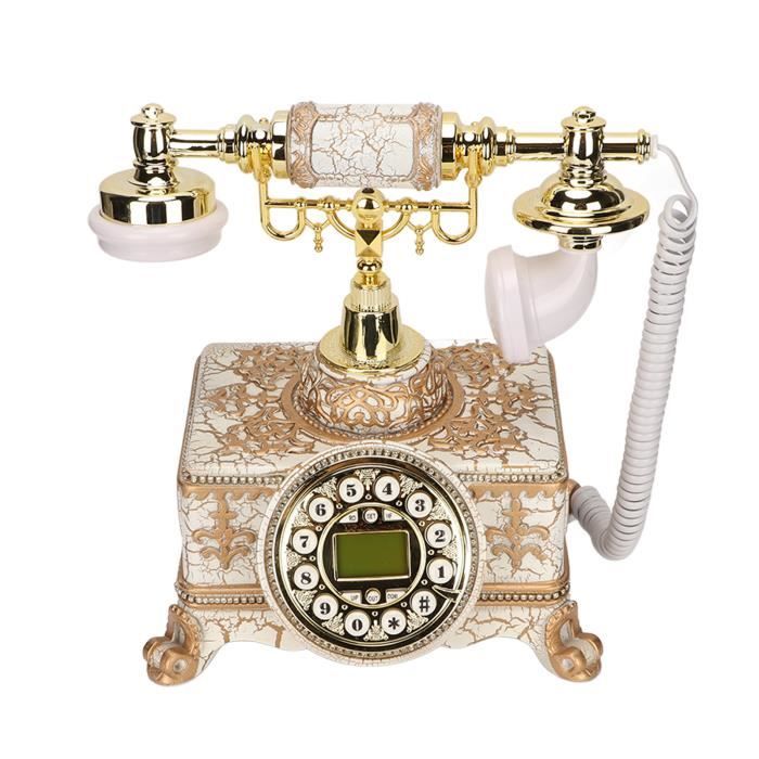 PAL Téléphone européen Téléphone Fixe Rétro, Téléphone de Bureau ...