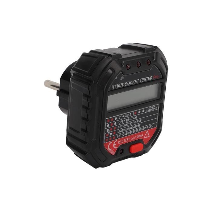 Cikonielf GFCI Outlet Tester Testeur de Prise, Testeur de Prise de ...