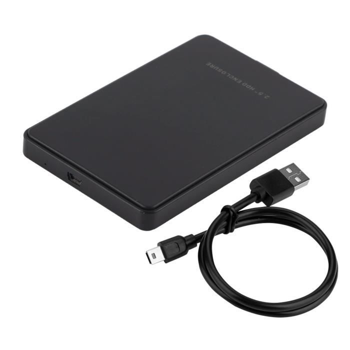 RAN Boîtier de disque dur mobile à port parallèle IDE de 2,5 pouces ...