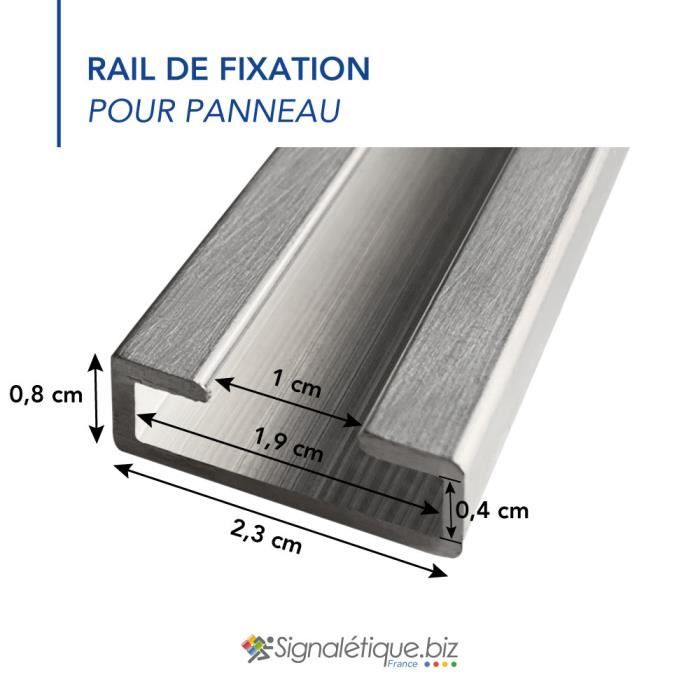 Rail de fixation en aluminium 20 cm Non - Cdiscount