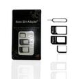 Adaptateur SIM - Nano/Micro vers SIM standard - Compatible nano et ...
