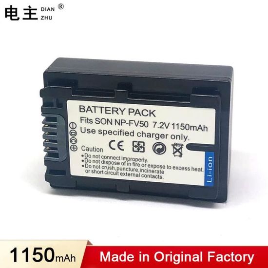 NP-FV50-NP FV100 NP FV50 NP FV70 distillé FV50 FV70 FV100 Chargeur De Batterie Pour SONY FV30 ...