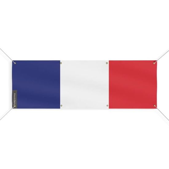 Bannière Drapeau - PIXELFORMA - France - 8 Œillets - 180x540 cm ...