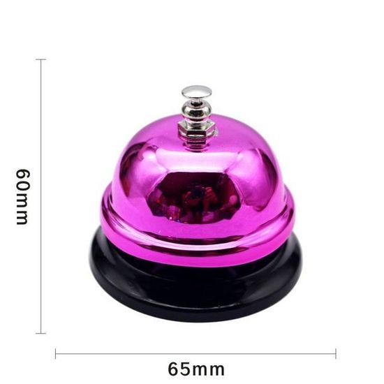 CLOCHE DE SERVICE,rose red-65mm--Clochettes Multicolores De 65mm ...
