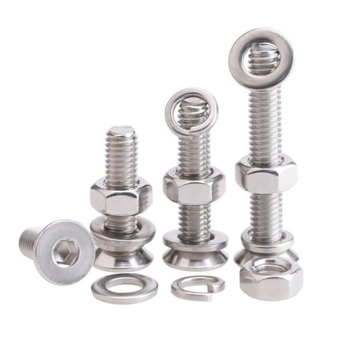 Bouoacoua Vis Boulons Et Écrous Et Rondelles Acier Inoxydable 304 Vis À ...