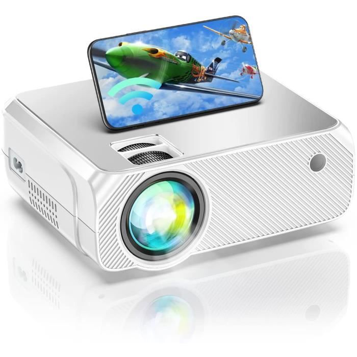 Vidéoprojecteur LED, 6500 LM Projecteur Portable 1080P Full HD Soutien ...