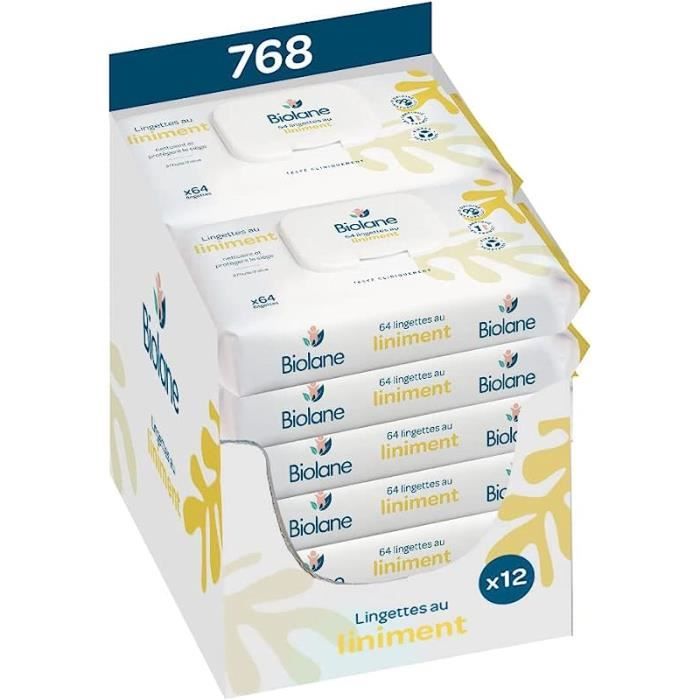 Lingettes bébé en lin oléate de calcium, lingettes nettoyantes pour ...
