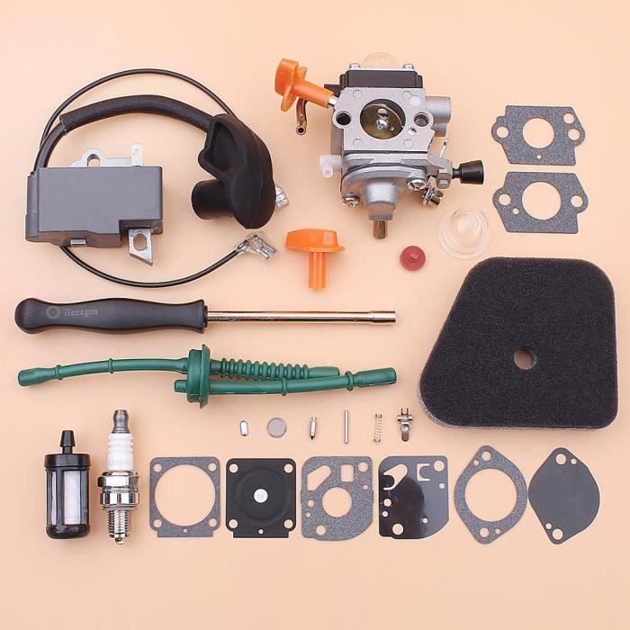 Tondeuse,Bobine d'allumage de carburateur Stihl FS87 FS100 HL100 HL95 KM90 KM100 KM130, filtre à ...