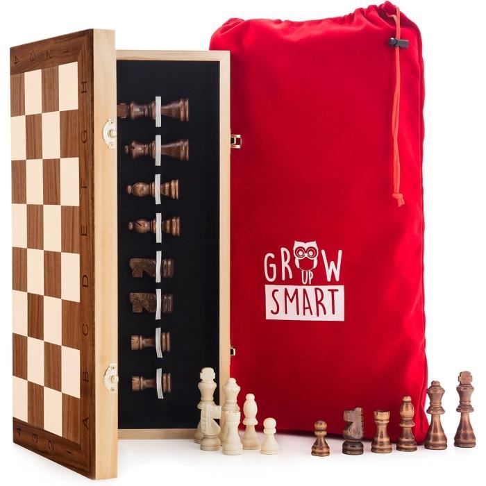 Smart Tactics Folding Chess Set Made By Fsc Certified Wood - Premium ...