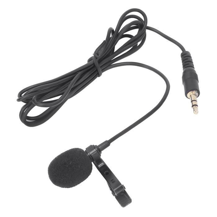 Cikonielf mini microphone Mini micro portable à condensateur à pince à ...