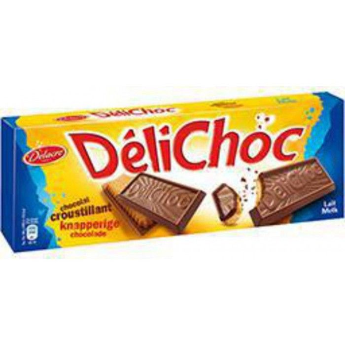 Délichoc Biscuits croustillants Chocolat au Lait 150g (lot de 3 ...