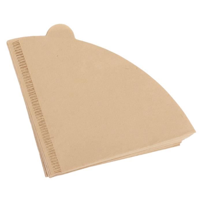 Papier Filtre À Café 100 Pièces Filtre À Café Jetable Café Papier ...