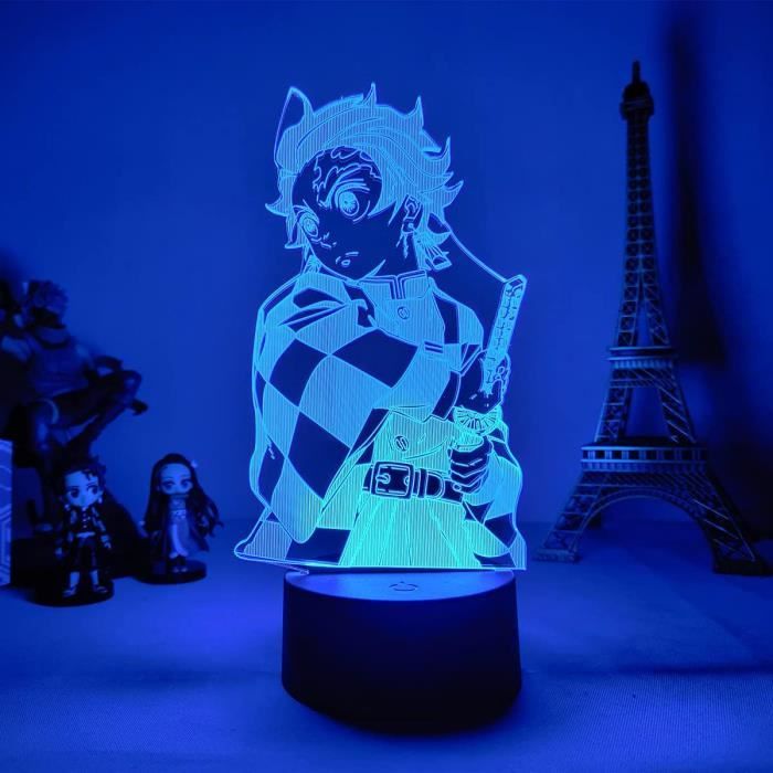Anime Veilleuse Table Lampe Led 16 Couleurs Tanjirou Nezuko Zenitsu ...