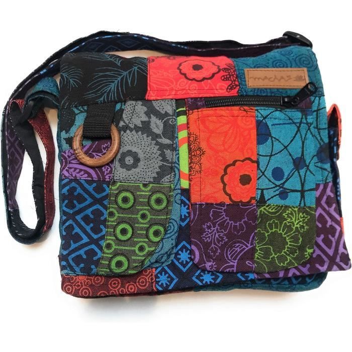 Sac À Bandoulière En Coton Pour Femme Ethnique Indienne, Sac Patchwork[u19207] - Cdiscount ...