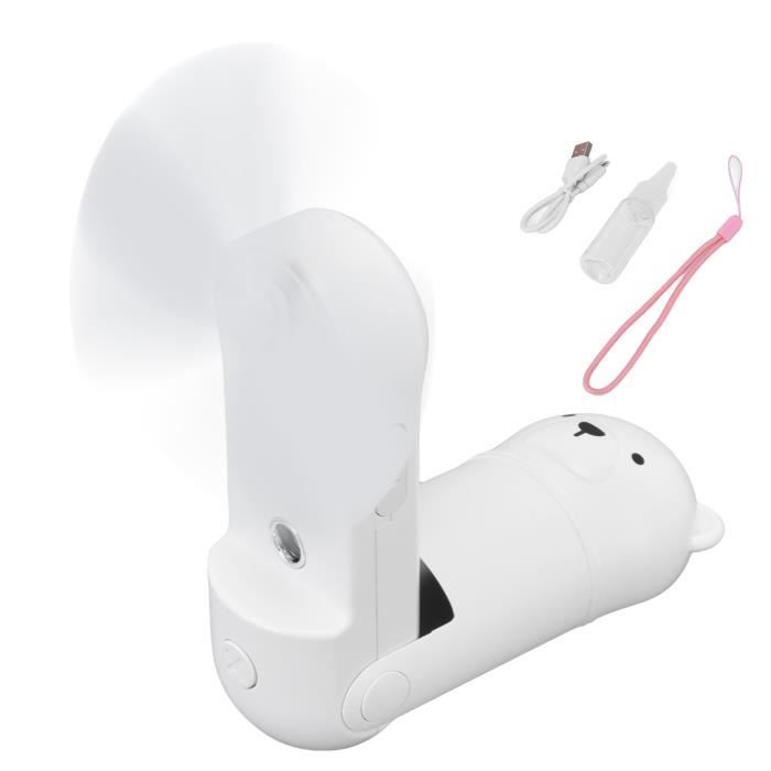 EJ.life Handheld Mini Fan, ABS Foldable Battery Operated Fan Chargeable ...