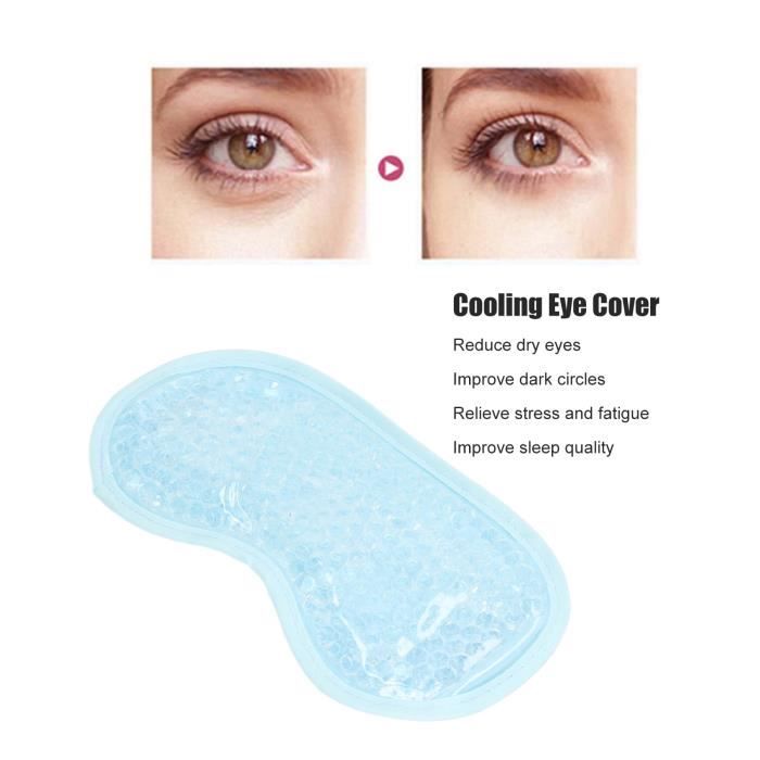 DUO Patch oculaire en gel Masque oculaire de glace en PVC pelucheux ...