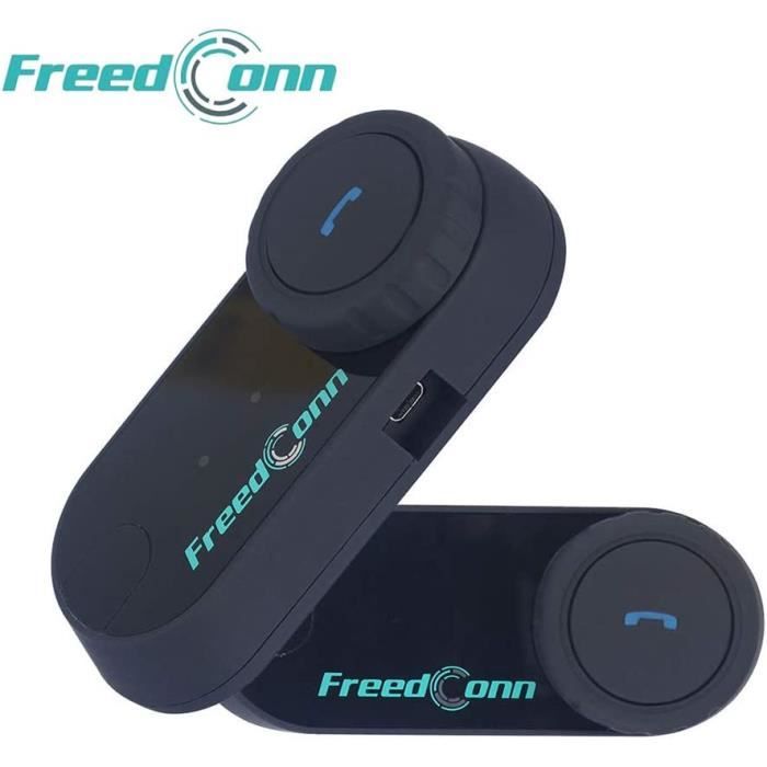 Casque de Moto Intercom - FREEDCONN - TCOM-VB - Étanche - Autonomie ...