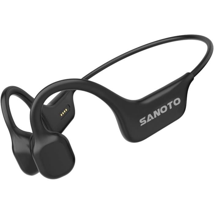 SANOTO Casque Conduction Osseuse Open Ear Casque Bluetooth sans Fil ...