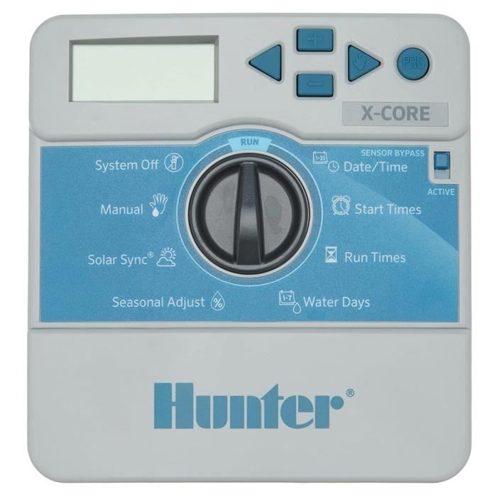 Programmateur d'irrigation - HUNTER - XC201 - 2 zones - 3 programmes - 4h max par station ...