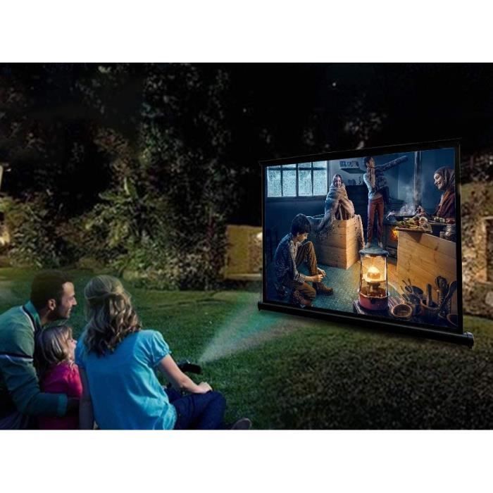50 Pouces 4: 3 Mobile Écran de Projection écran de Projection Portable ...